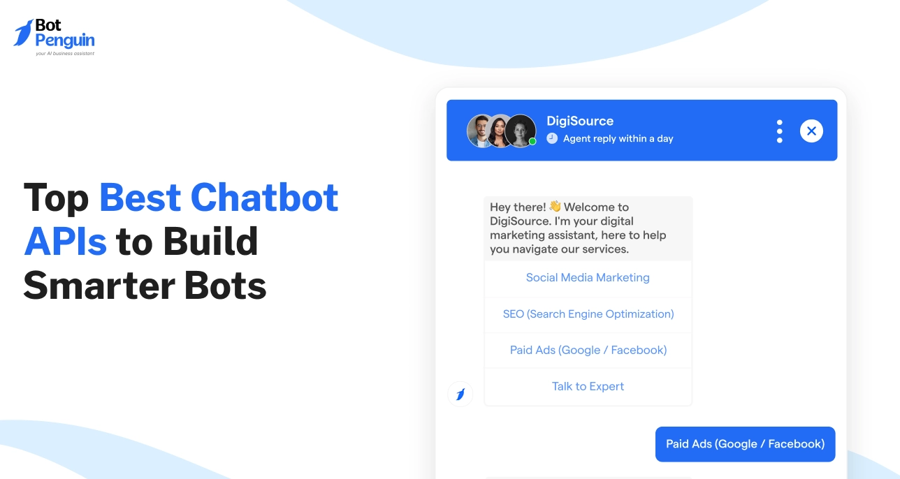 Top 12 Best Chatbot APIs to Build Smarter Bots in 2025